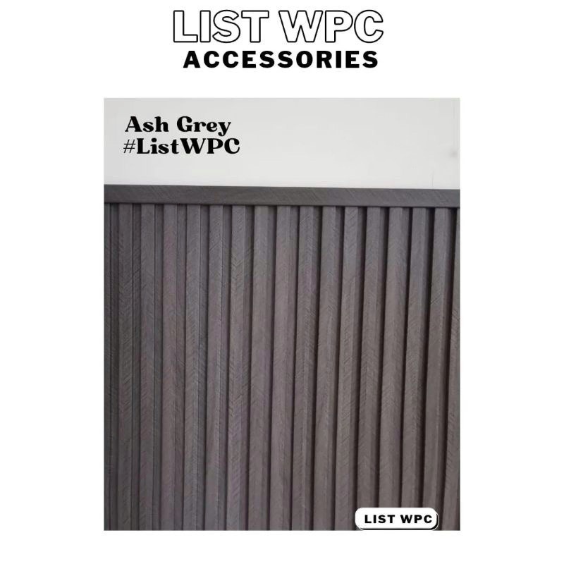 Jual [2,9 meter] Garis sudut berbentuk L panel dinding WPC / trim panel ...