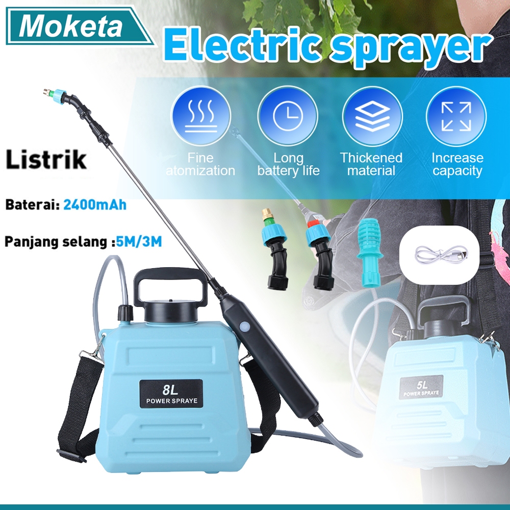 Jual Stik Sprayer Semprot Elektrik Penyiram Alat Tanaman Hama Pressure ...