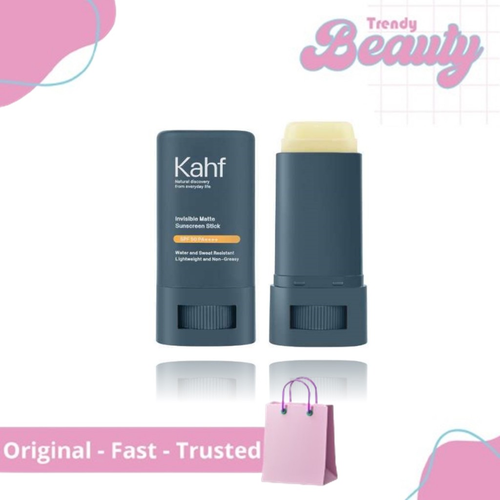 Jual Kahf Invisible Matte Sunscreen Stick SPF 50 PA++++ 22 gr | Shopee ...