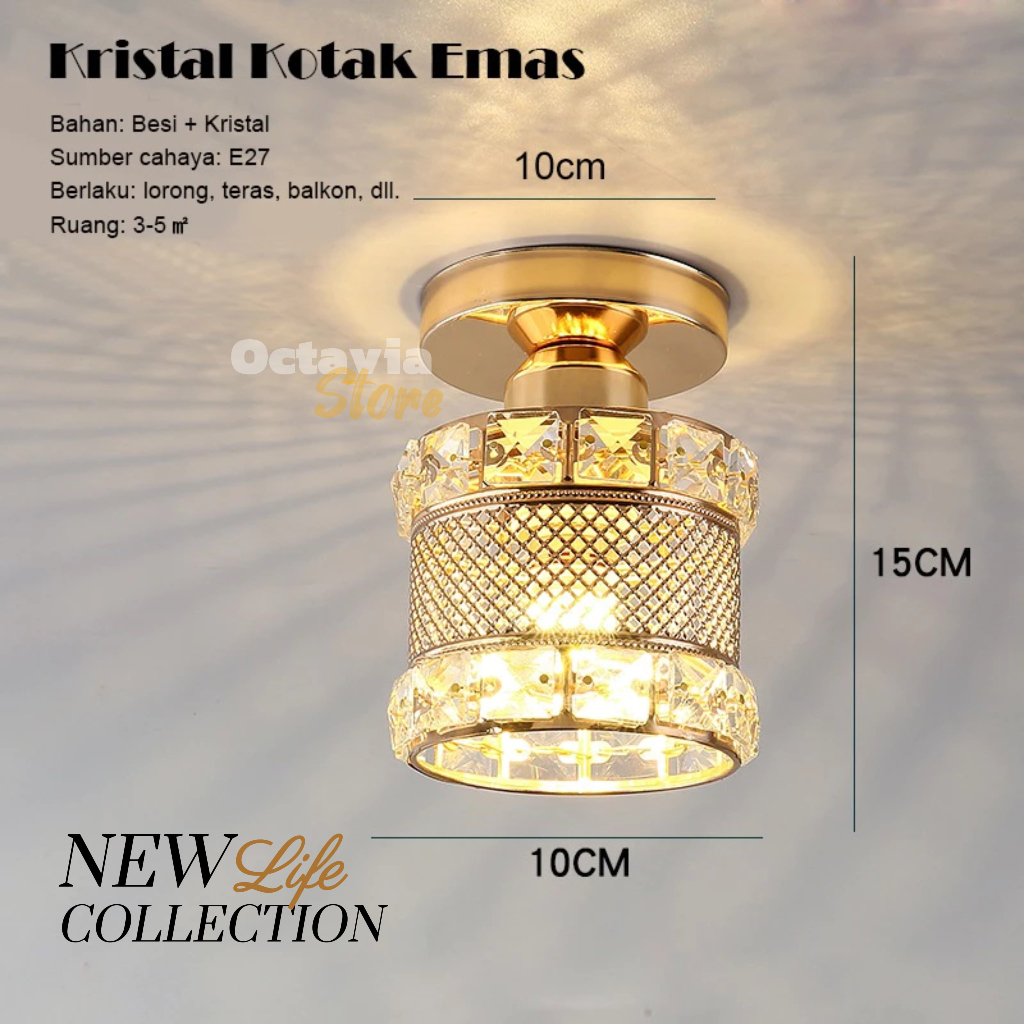 Jual Lampu LED Plafon Mewah Elegant Model Jaring - Kap Lampu Gantung ...