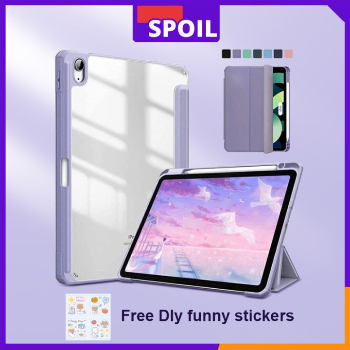 Jual Ipad Case Acrylic Premium Smartlock Protective Case For iPad Anti ...