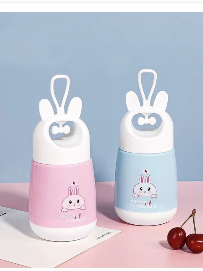 Jual Botol Kaca RABBIT PUTIH LOVELY Kuping Grosir Tumblr Minum Anak ...