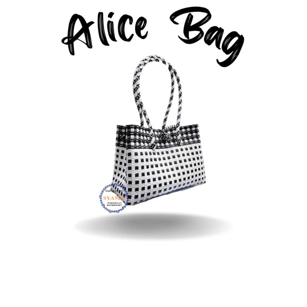 Jual ALICE BAG (TAS ANYAMAN SYAMS) | Shopee Indonesia