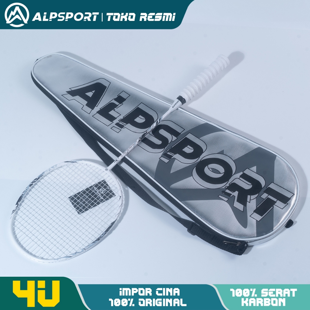 Jual ALPSPORT New SS 100% Full Carbon Fiber Pro Raket Badminton ...