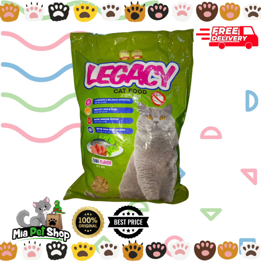 Jual Dry Cat Food "LEGACY" Tuna Flavor 800g FRESHPACK | Shopee Indonesia