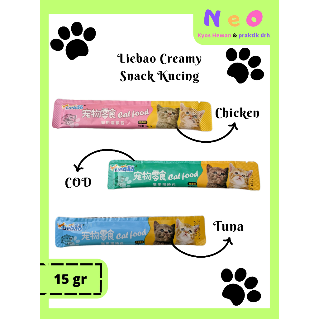 Jual Snack Kucing Liebao Creamy 15g | Shopee Indonesia