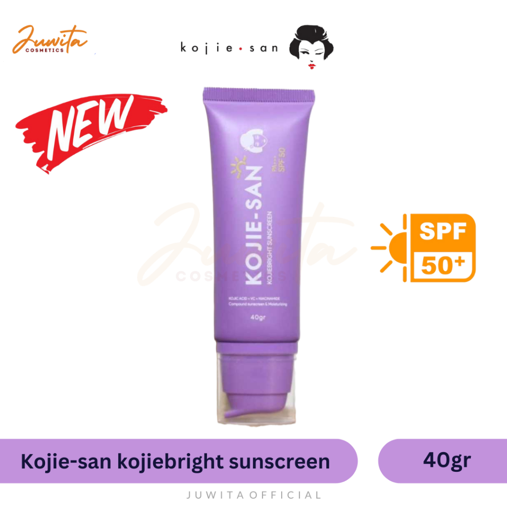 Jual kojiebright sunscreen spf 50 pa+++ 40gr Original Bpom Kojie-san | Shopee Indonesia
