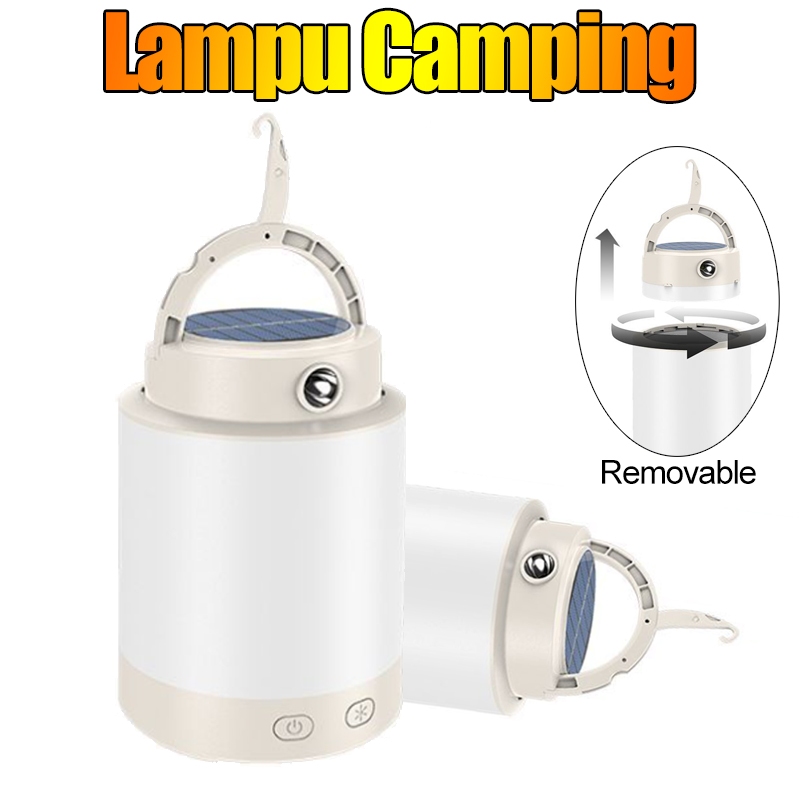 Jual Anbolt Lampu Emergency LED Tahan Lama Solar Rechargeable Lampu Tenda Camping Portable ...