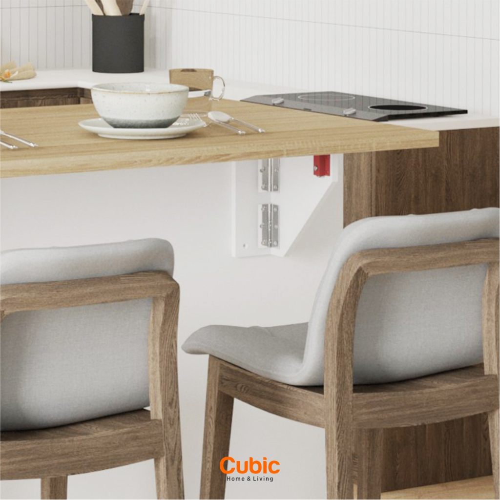 Jual Cubic Meja Makan Tinggi / Bar Table / ELENA BT 120 | Shopee Indonesia