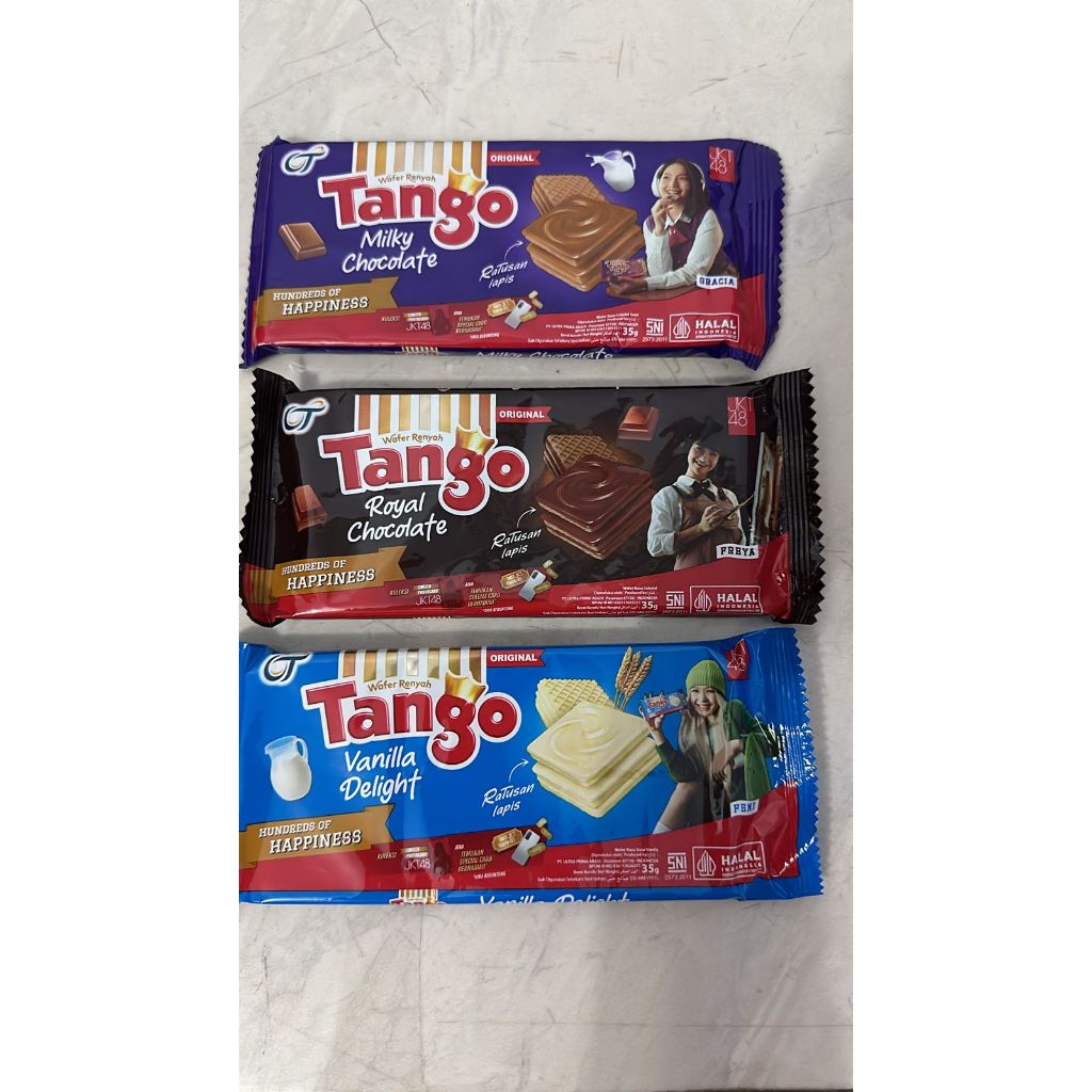 Jual Wafer TANGO X JKT48 Bite Size 35gr (1pack isi 10pax) 4 Varian Rasa ...