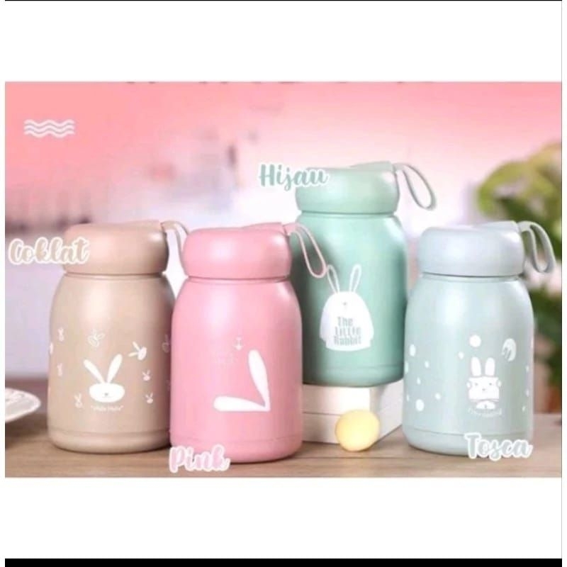 Jual BOTOL MINUM LUCU MOTIF KELINCI BOTOL MINUM AESTHETIC (B107 ...