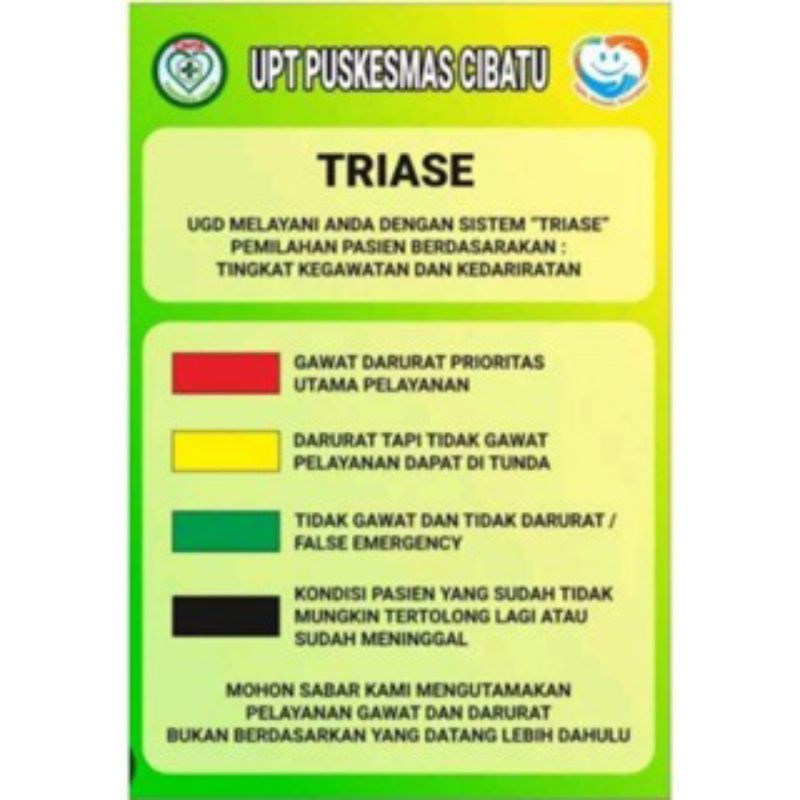 Jual stiker triase custom dengan nama instansi | Shopee Indonesia