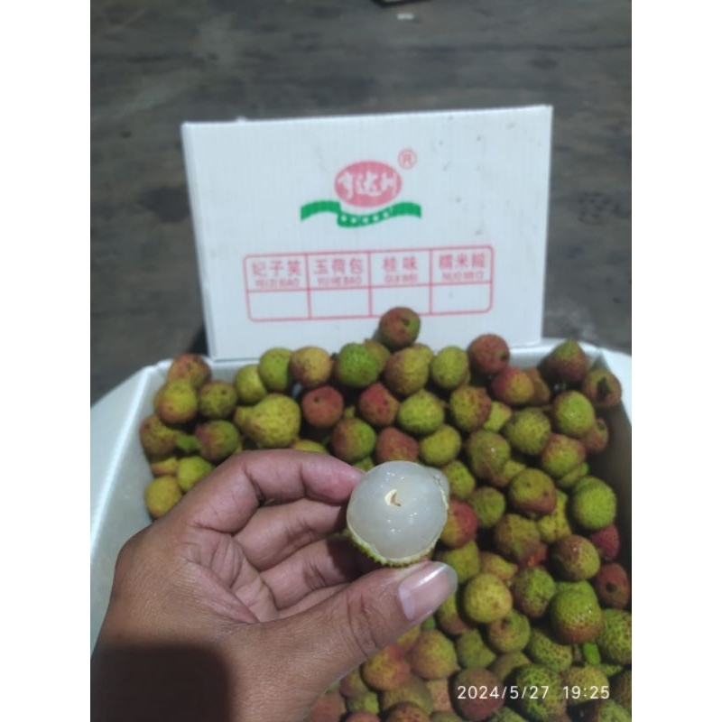 Jual buah leci madu segar dan manis 500gr dan 1kg | Shopee Indonesia