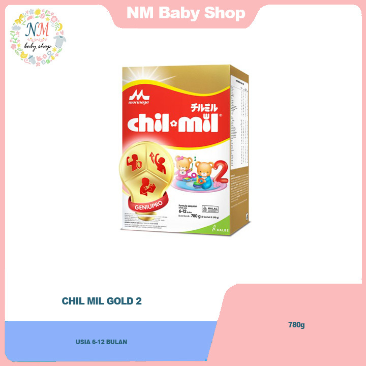 Jual MORINAGA CHILMIL REGULER 780GR CHIL MIL GOLD TAHAP 2 USIA 6-12 ...