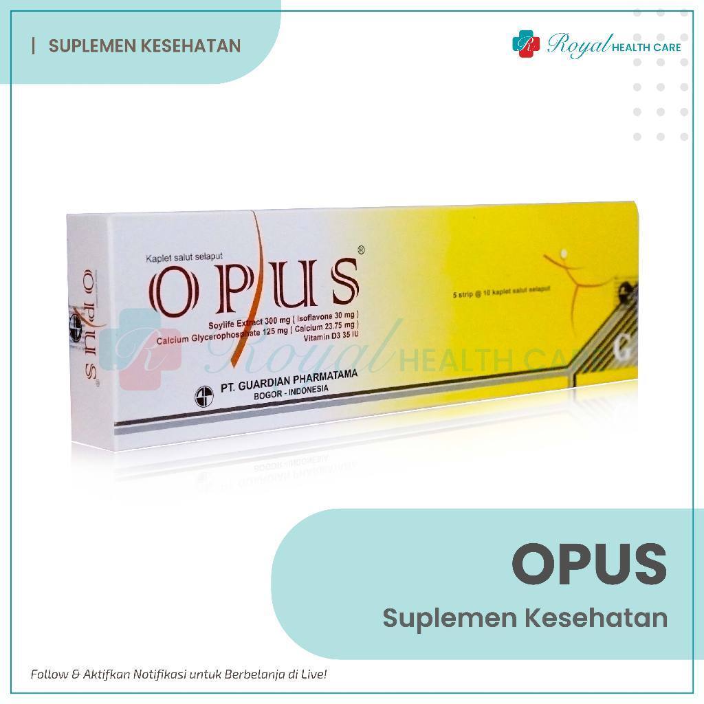 Jual OPUS TABLET, Memelihara Kesehatan Jantung dan Tulang | Shopee ...