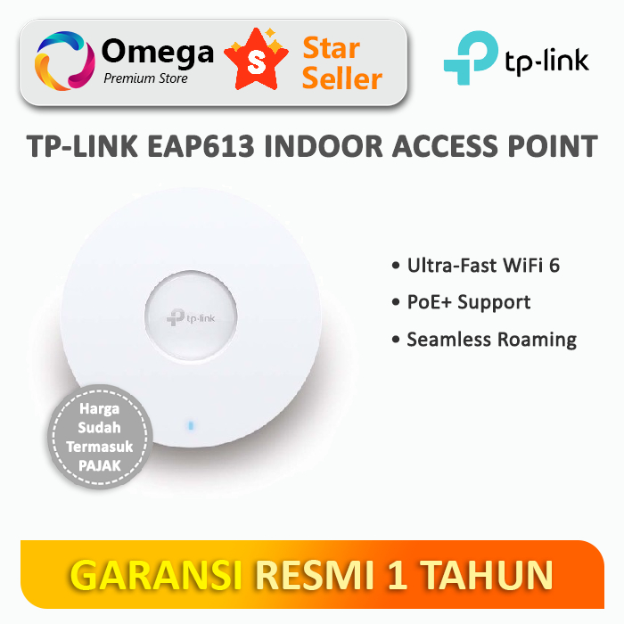 Jual TP-Link EAP613 Indoor Access Point | Shopee Indonesia