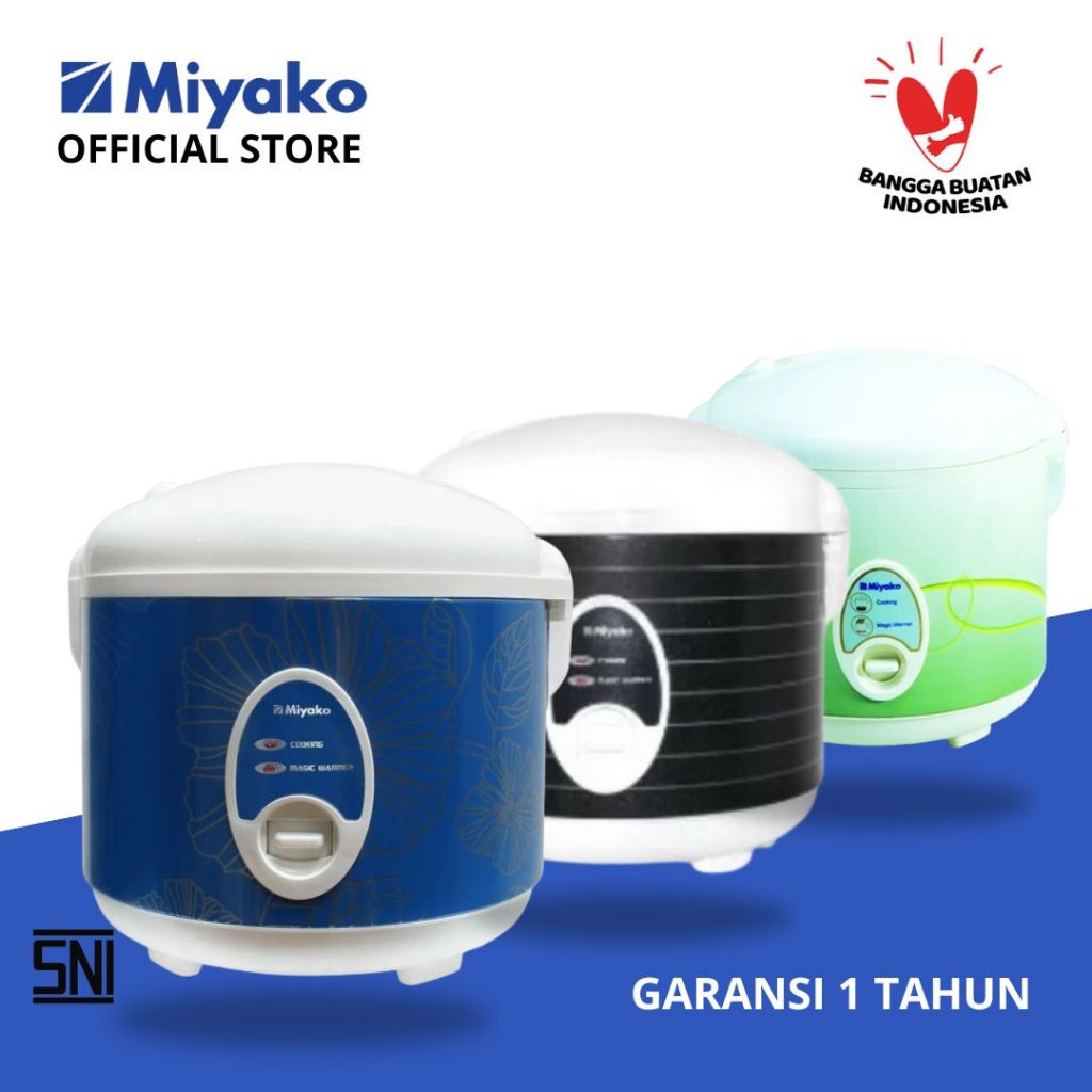 Jual Magic Com Miyako MCM508 Rice Cooker 3IN1 - Magic warmer plus -1.8 ...
