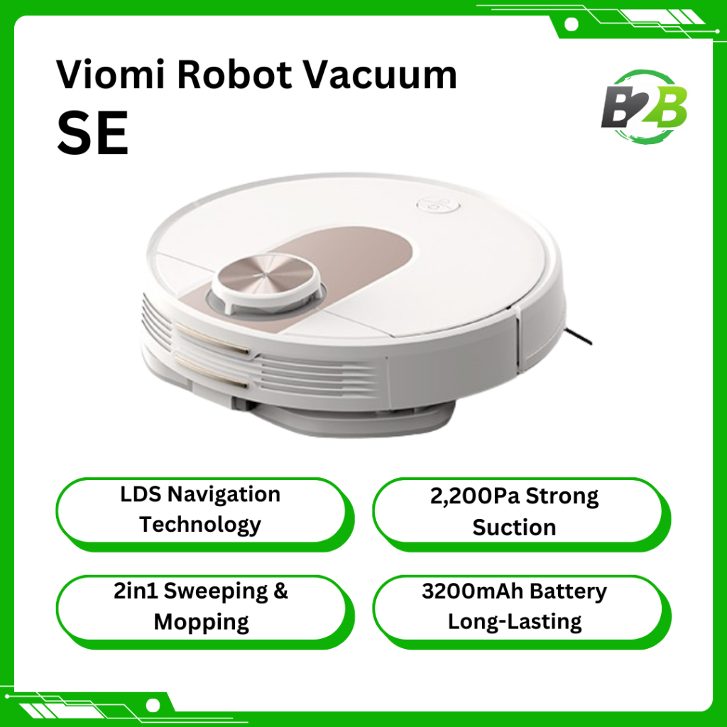 Jual Viomi SE Smart Robot Cleaning Vacuum Cleaner 2200pa Power Suction ...