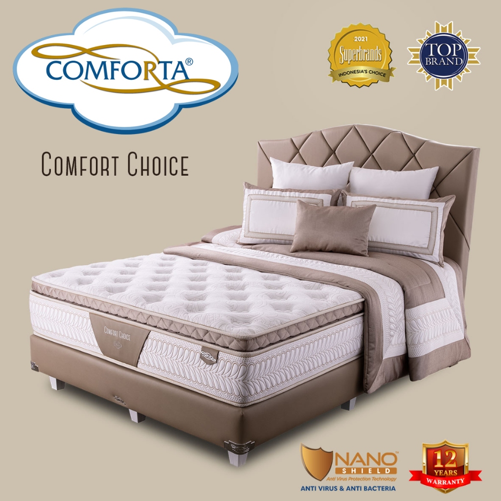 Jual Comforta Kasur Springbed Comfort Choice | Matras 100 120 160 180 ...