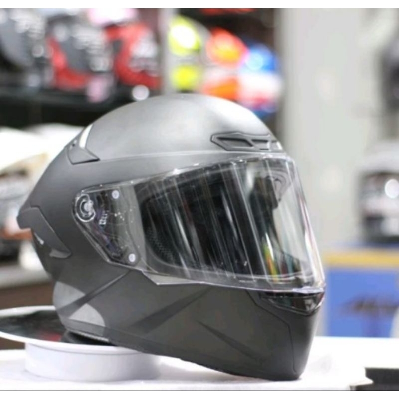 Jual HELM FULL FACE KBR TTC/ MLA CRYFTON SOLID KACA/BENING/CLEAR ...