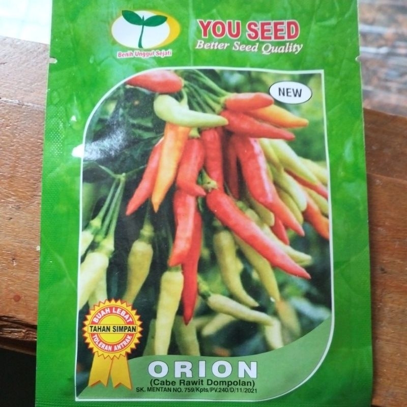 Jual Cabai Rawit Merah ORION (cabai unggul, tipe dompol, bisa COD ...