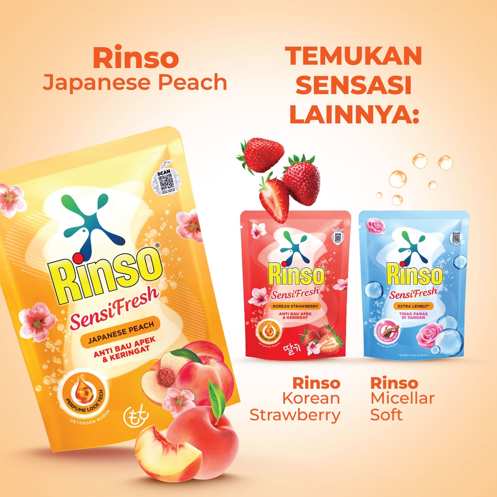 Jual RINSO Sensi Fresh Detergent Cair 360 ML / 700ML - Deterjen Anti ...