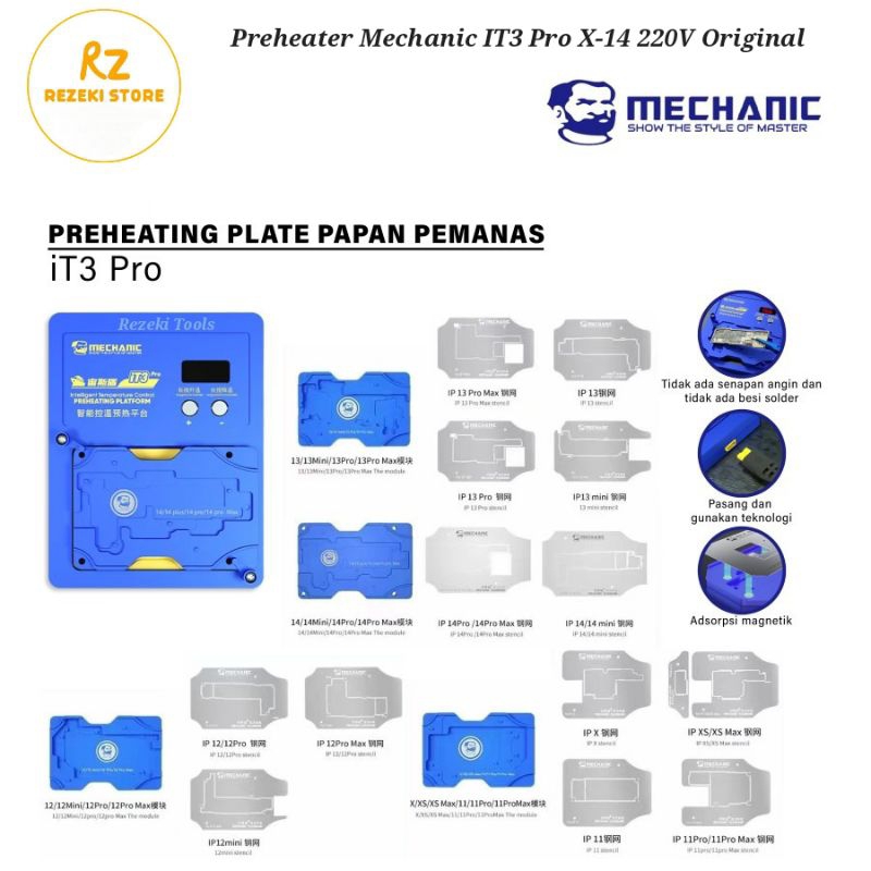 Jual Preheater Mechanic IT3 Pro X-15 220V Original | Shopee Indonesia