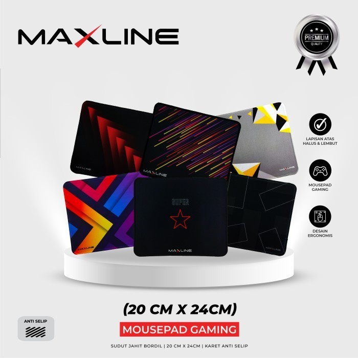 Jual Mousepad Gaming Maxline 20cm x 24cm | Shopee Indonesia