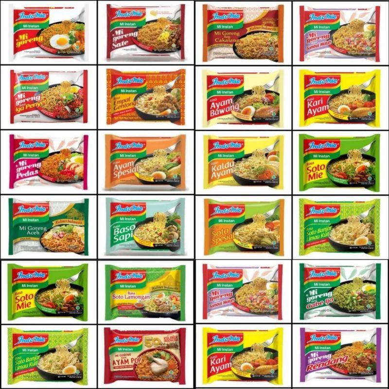 Jual Mie Indomie All Varian Rasa / Mie Indomie Goreng / Mie Indomie ...
