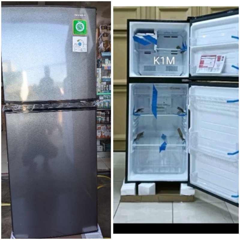 Jual KULKAS SHARP 2 PINTU SERI SJ-236MNHS LOW WATT HANYA 75 WATT ...