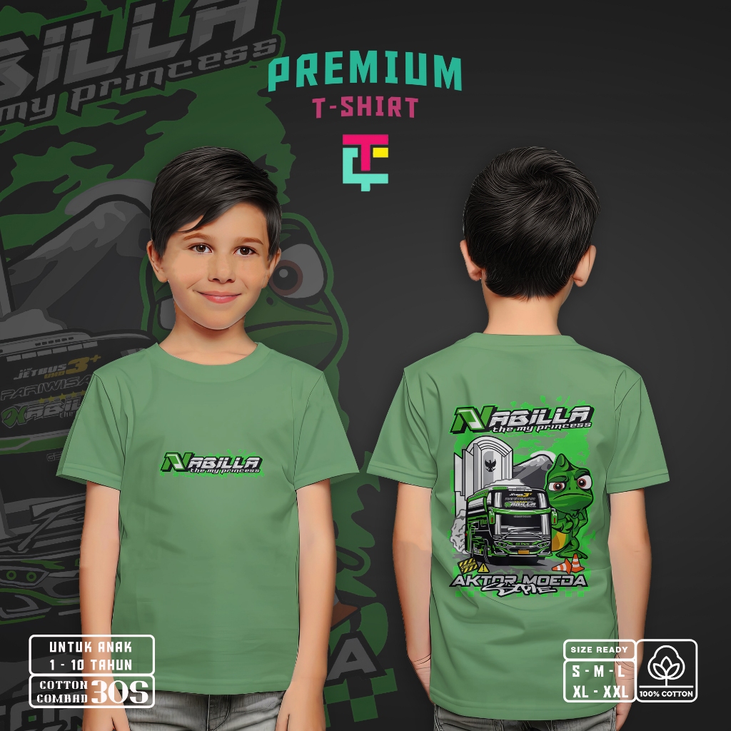 Jual Baju Kaos Anak BUS BASURI Kids Panda Winspector Tshirt Atasan Anak Distro Laki Laki Unisex ...