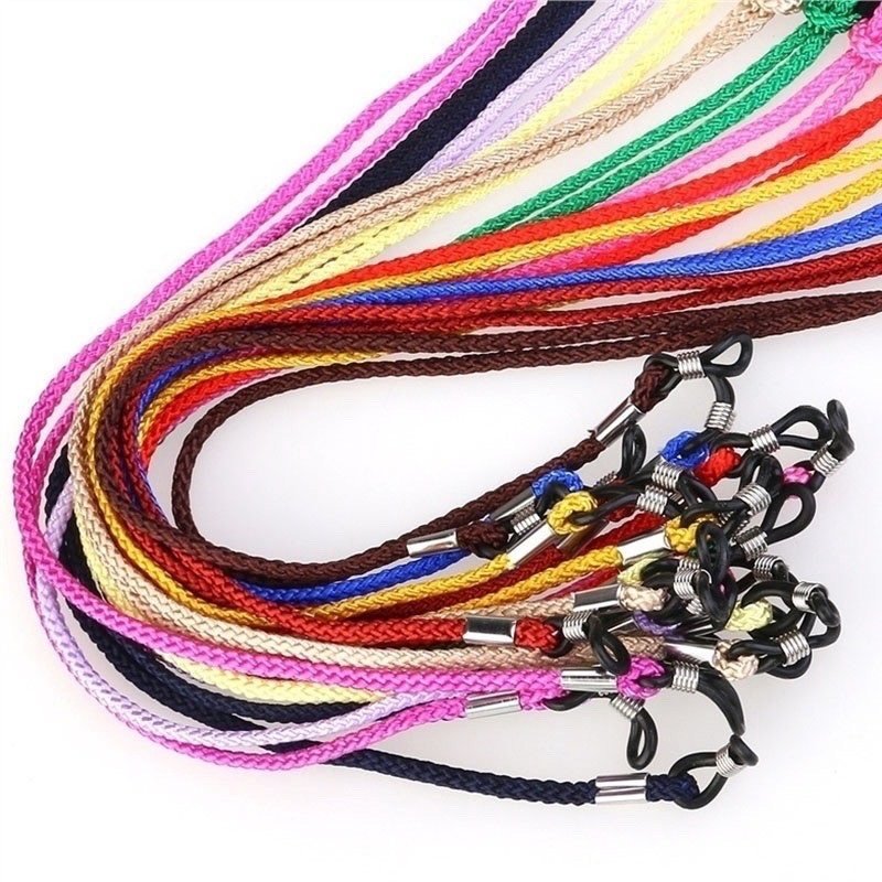 Jual TALI KACAMATA NILON COLOR MIX " TIPIS " [ 1 IKAT = 12PCS ...