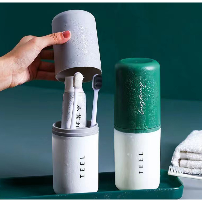 Jual Tempat/Tabung Sikat Gigi Kapsul/Portable Travel Tootbrush/Portable ...