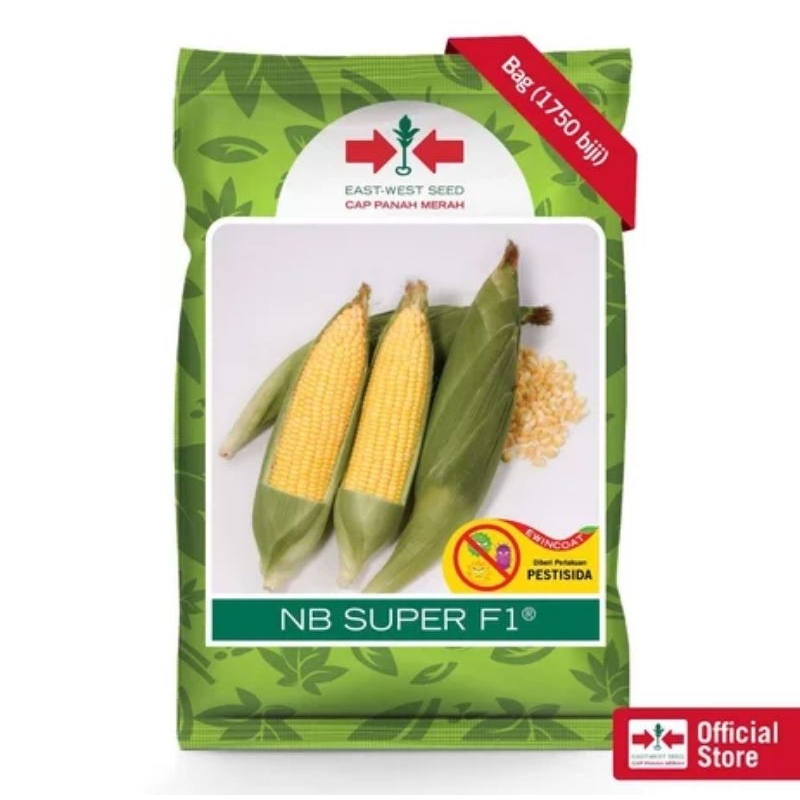 Jual Benih Jagung Manis NB SUPER F1 kemasan 1.750 butir Cap Panah Merah ...