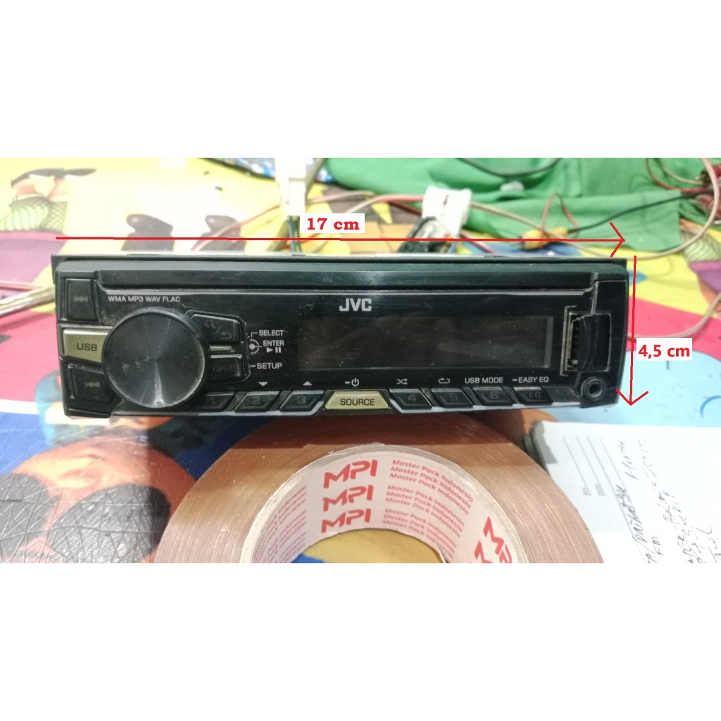 Jual Head Unit JVC. Untuk mobil apa saja. Kondisi bekas normal ...
