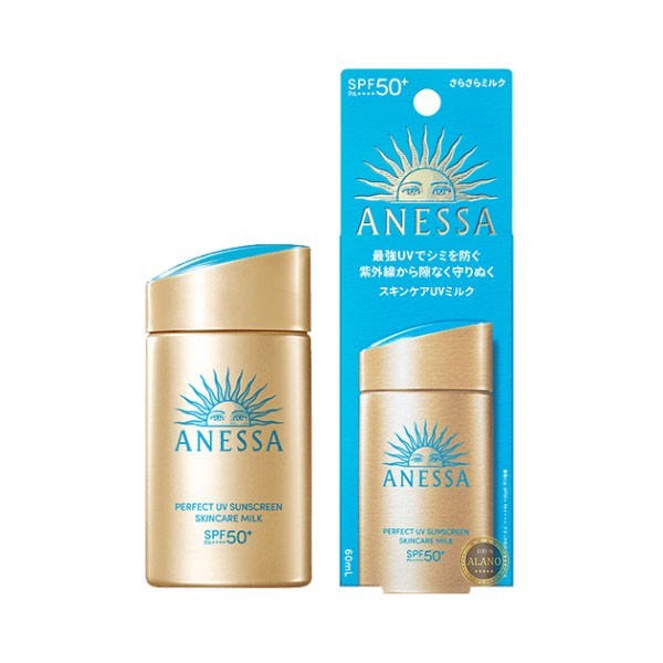 Jual Anessa Perfect UV Sunscreen Skincare Milk SPF 50+ PA++++ 90 ml Big Size 100% Original ...