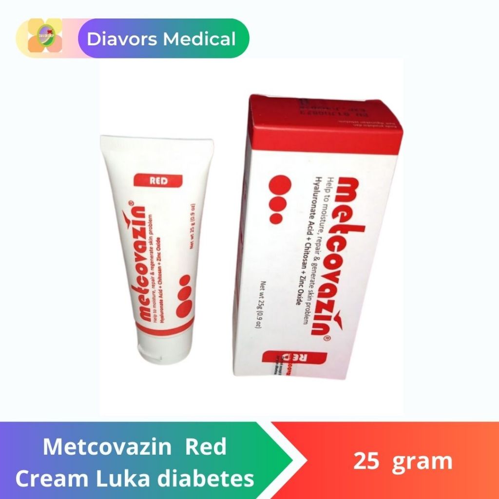 Jual Metcovazin Cream Red 25 Gram - Krim Warna Dasar Luka Merah ...