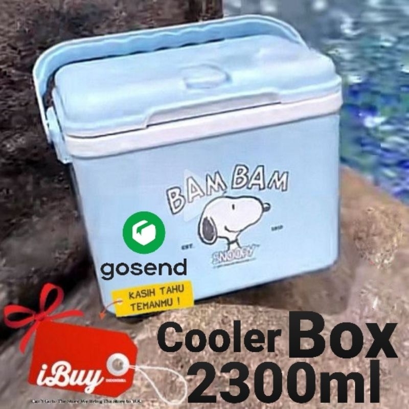 Jual iBuy Miniso Snoopy Tempat Es Batu Ice Bucket Picnic Piknik 2300ml ...