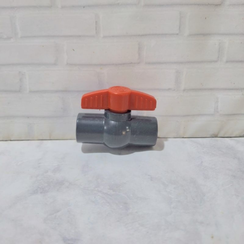 Jual BALL VALVE PVC 1/2" 3/4" INCH STOPKRAN STOP KRAN AIR | Shopee ...