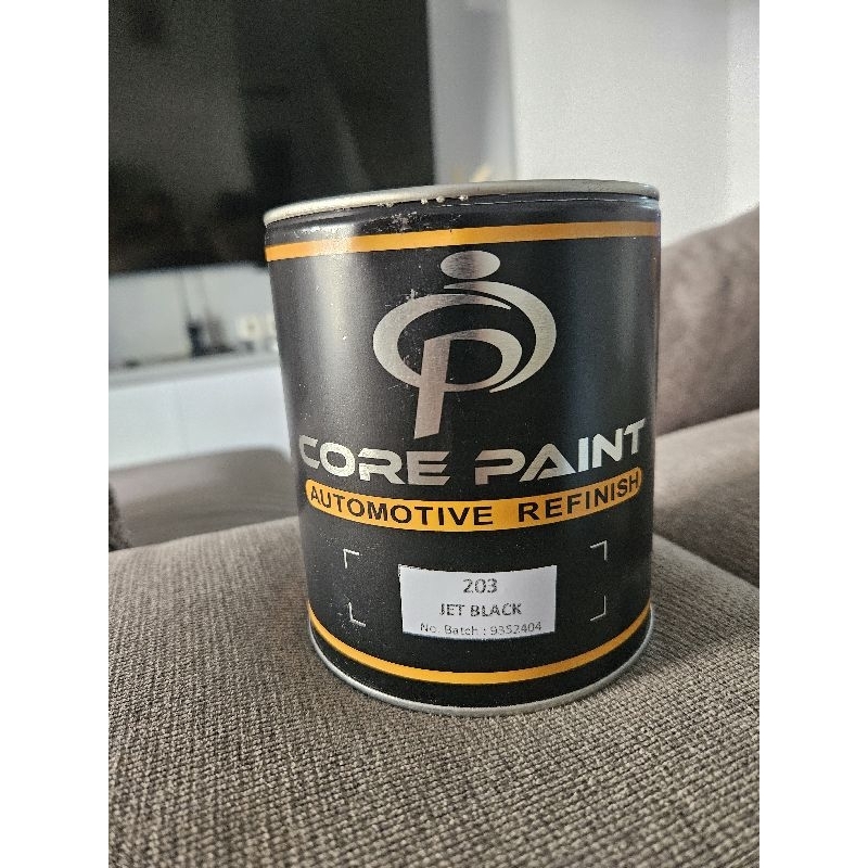 Jual CAT PU JET BLACK CORE PAINT/BASE COAT/CAT PU/1LITER | Shopee Indonesia