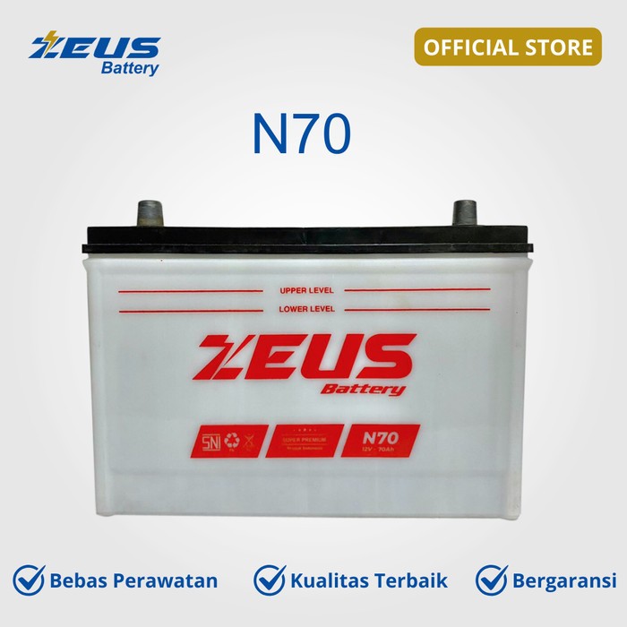 Jual Aki Komatsu Excavator PC 100F-6 Zeus N70 65D31R Accu Basah 12v / 70Ah | Shopee Indonesia