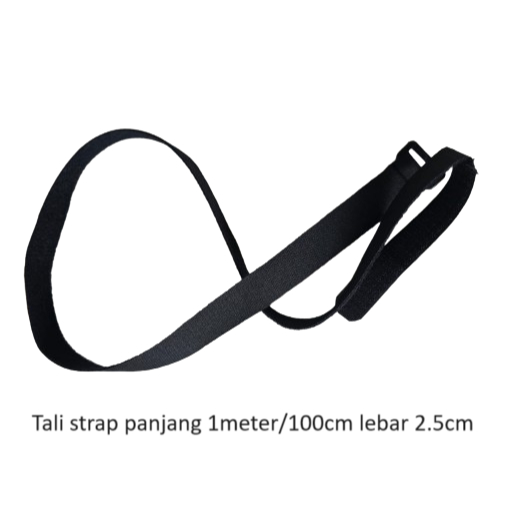 Jual 1meter Tali Strap Velcro Pengikat buckle Panjang 100cm 1meter ties ...