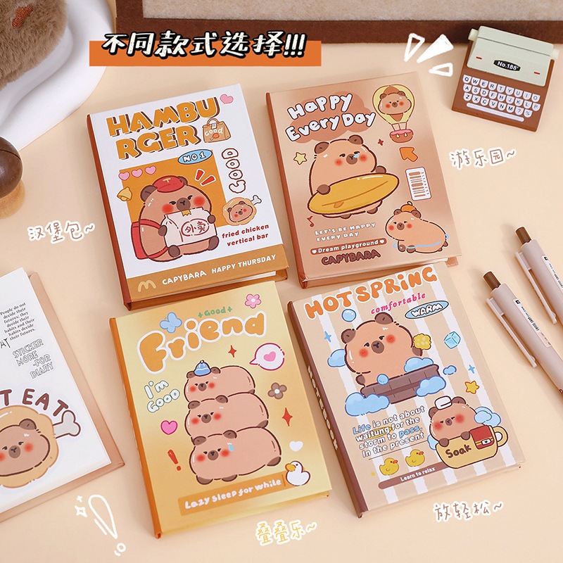 Jual Notebook Capybara A7 Buku Diary Capybara Buku Polos A7 Buku Tulis ...