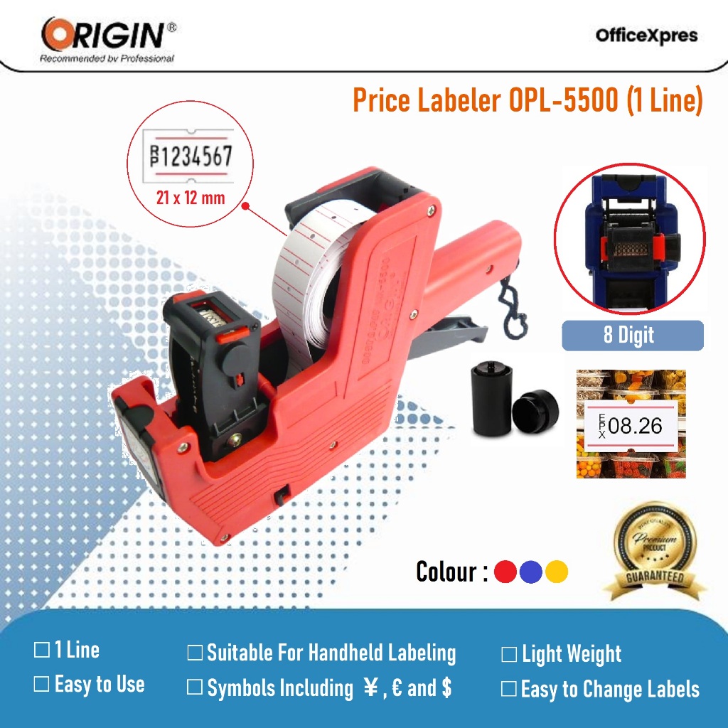 Jual Mesin Alat Label Harga / Price Label Origin / Label Harga OPL ...