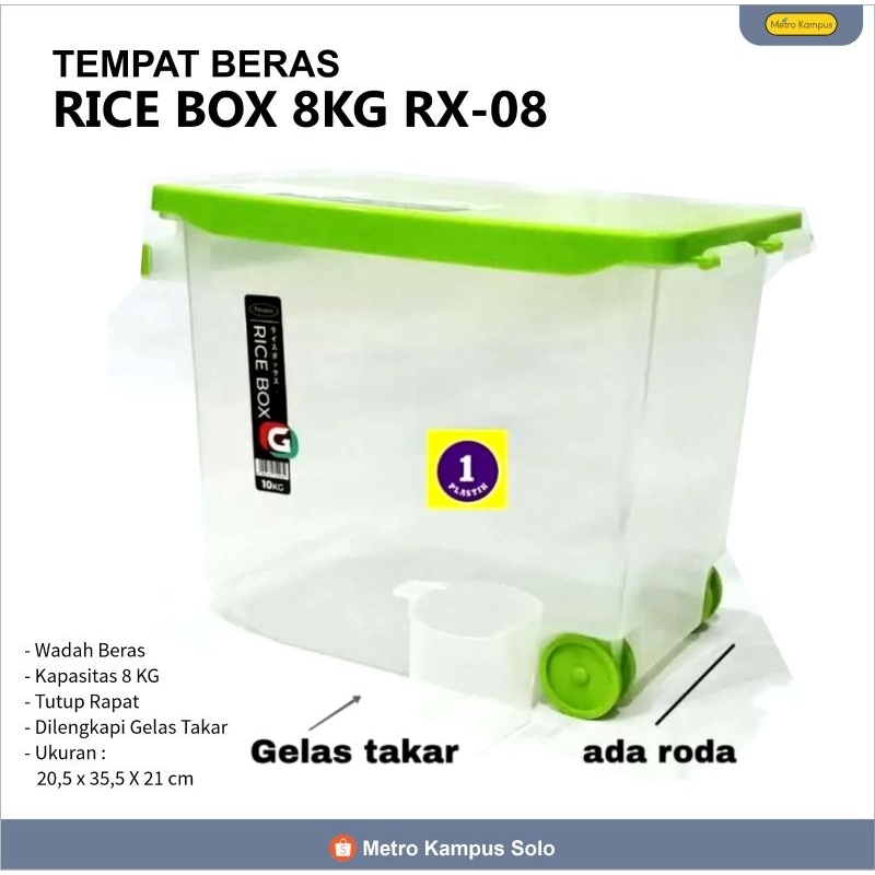 Jual Tempat Beras Taiwan BKG RX - 08/ Rice Box | Shopee Indonesia
