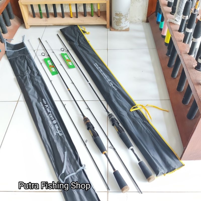 Jual Joran Pancing Ultralight UL Casting Bahan Carbon Solid Kaizen Katon Karasu Panjang 198cm ...