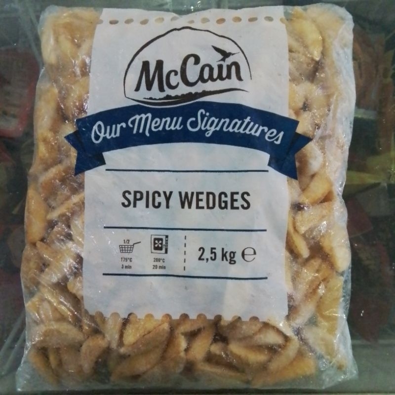 Jual Kentang Mc Cain Spicy Wedges 2,5kg | Shopee Indonesia