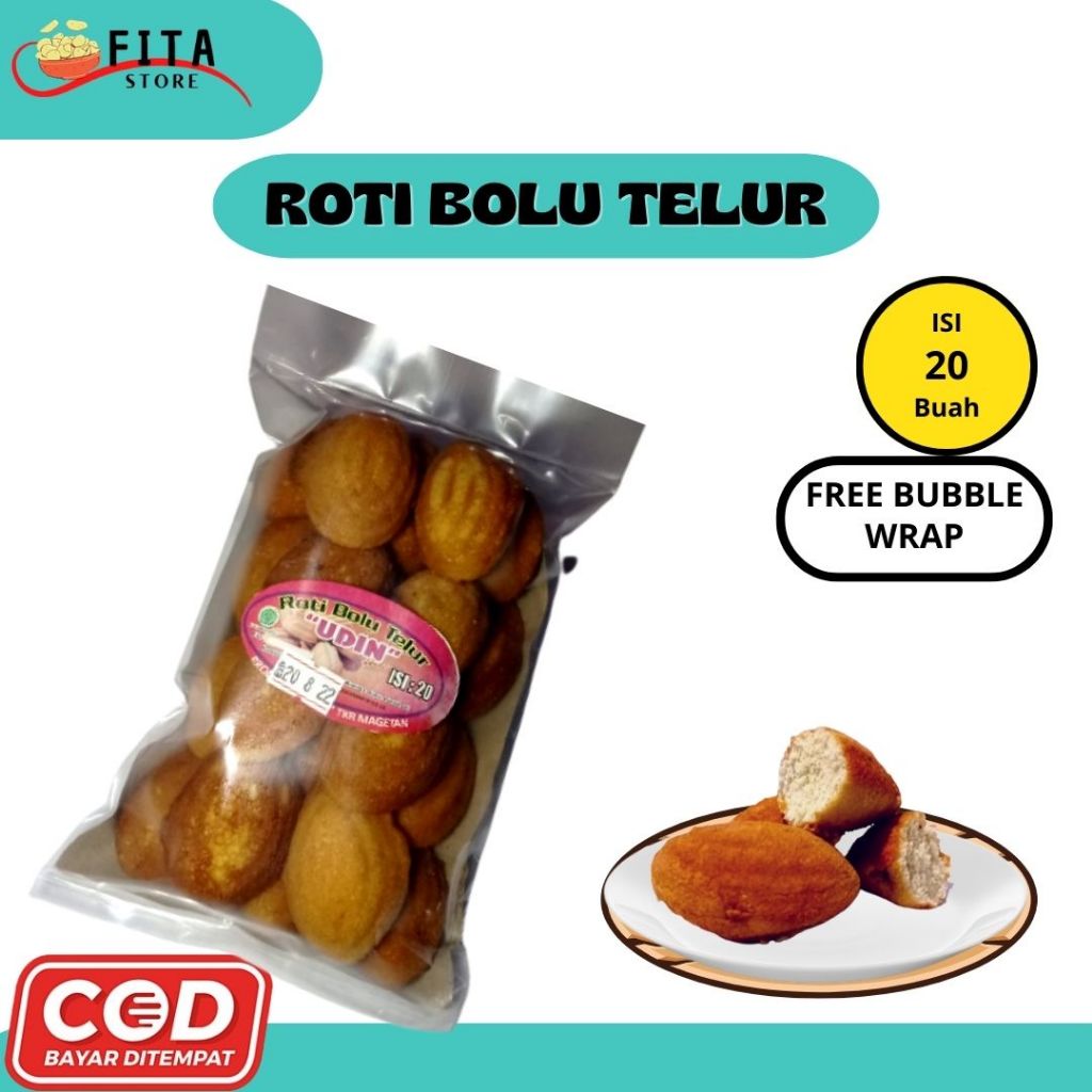 Jual Roti Bolu Telur/Bolu Basah Khas Magetan isi 20 buah | Shopee Indonesia