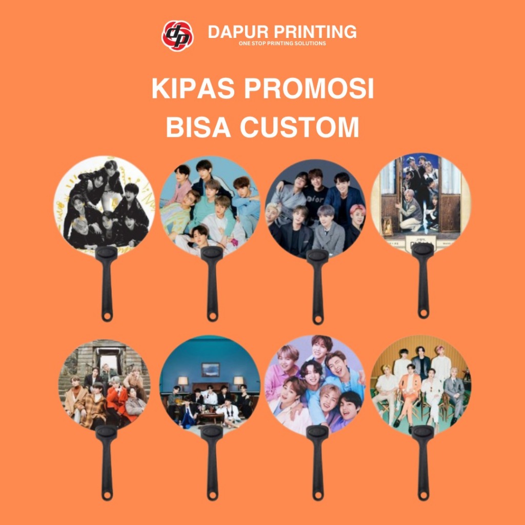 Jual Cetak Kipas Souvenir Custom| berkualitas tinggi 100% Anti air ...