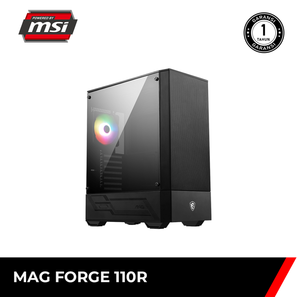 Jual Casing PC Gaming MSI MAG FORGE 110R ATX - Acrylic Case | Shopee ...